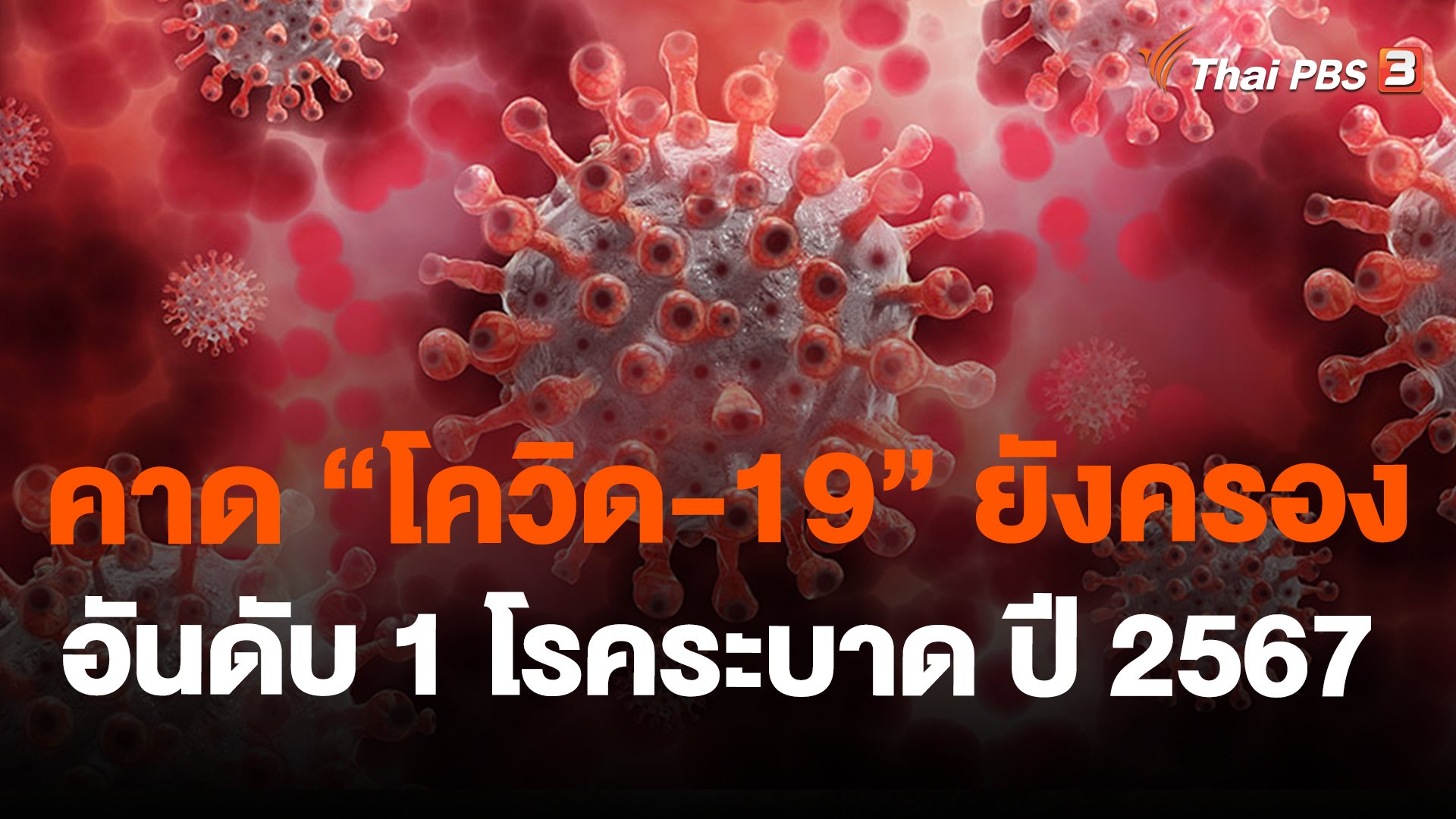 สธ. คาด "โควิด-19" ยังครองอันดับ 1 โรคระบาด ปี 2567 | Thai PBS News ข่าวไทยพีบีเอส